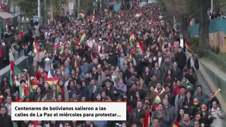 Bolivianos marchan contra bloqueos de protesta mientras la agitación ...