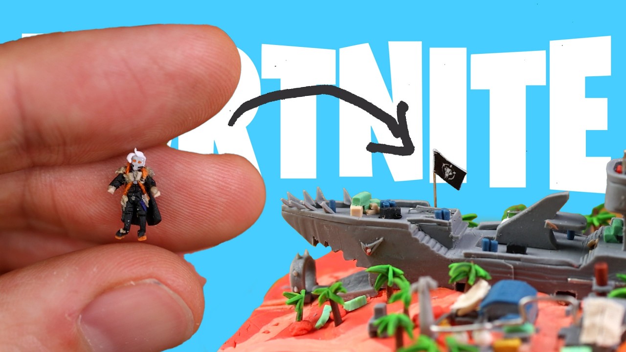 Create mini-Megalo Don with clay