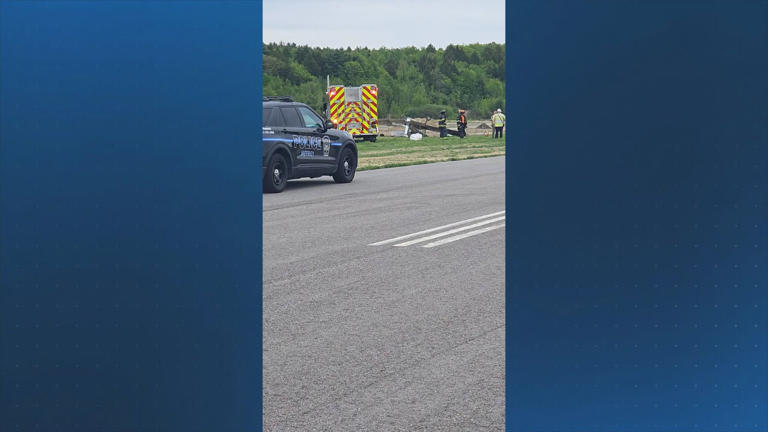 Two people LifeFlighted after plane flips over while landing in New ...