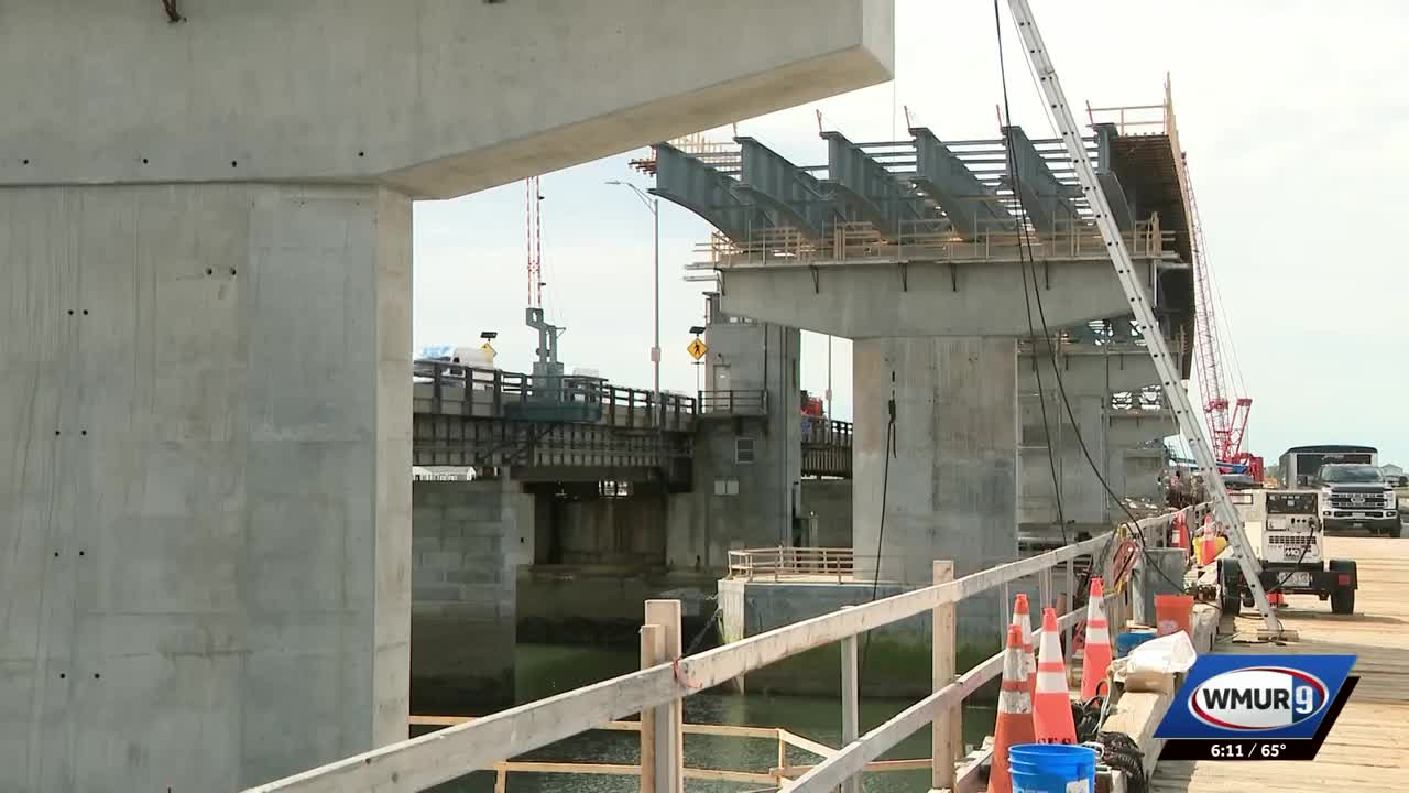 New Hampton Harbor Bridge takes shape