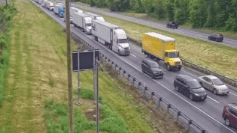 Update: I-81 North reopens after double tractor-trailer crash