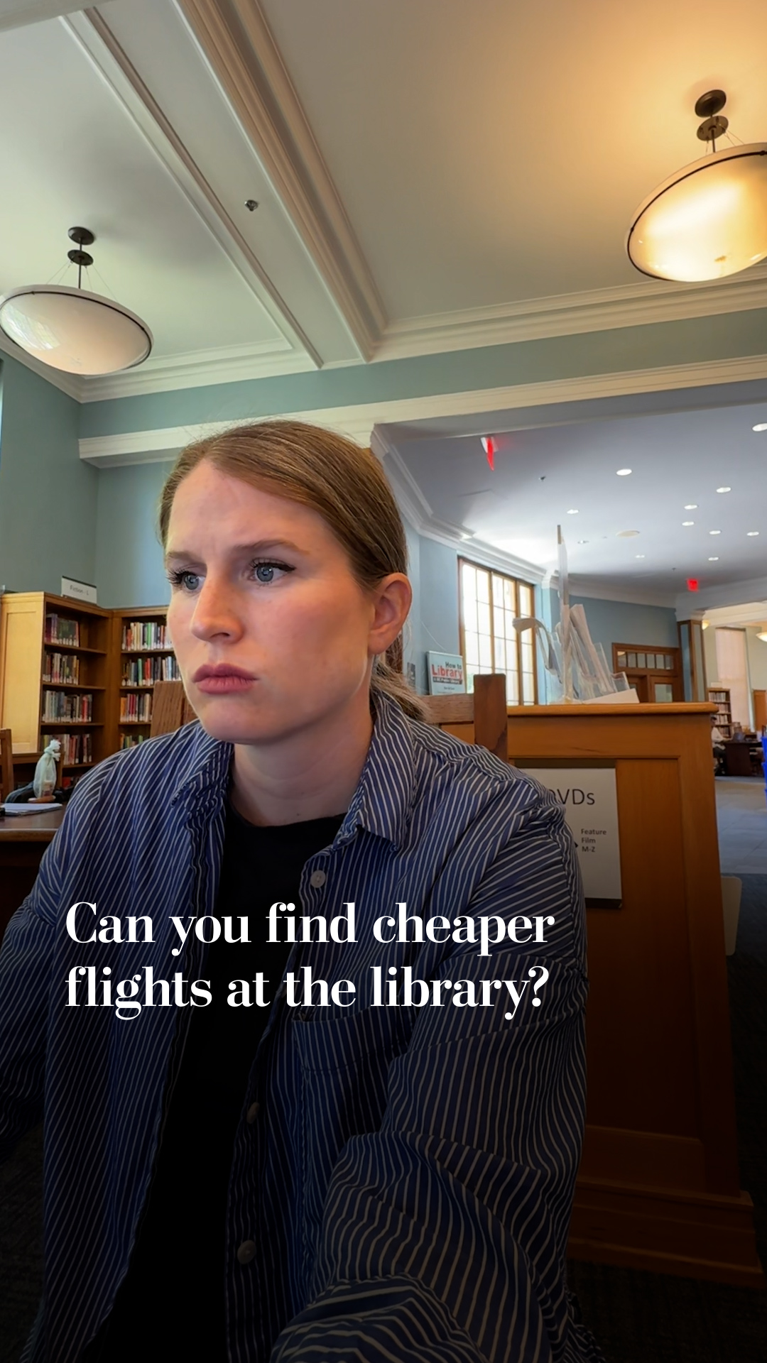 Can you find cheaper flights at the library?