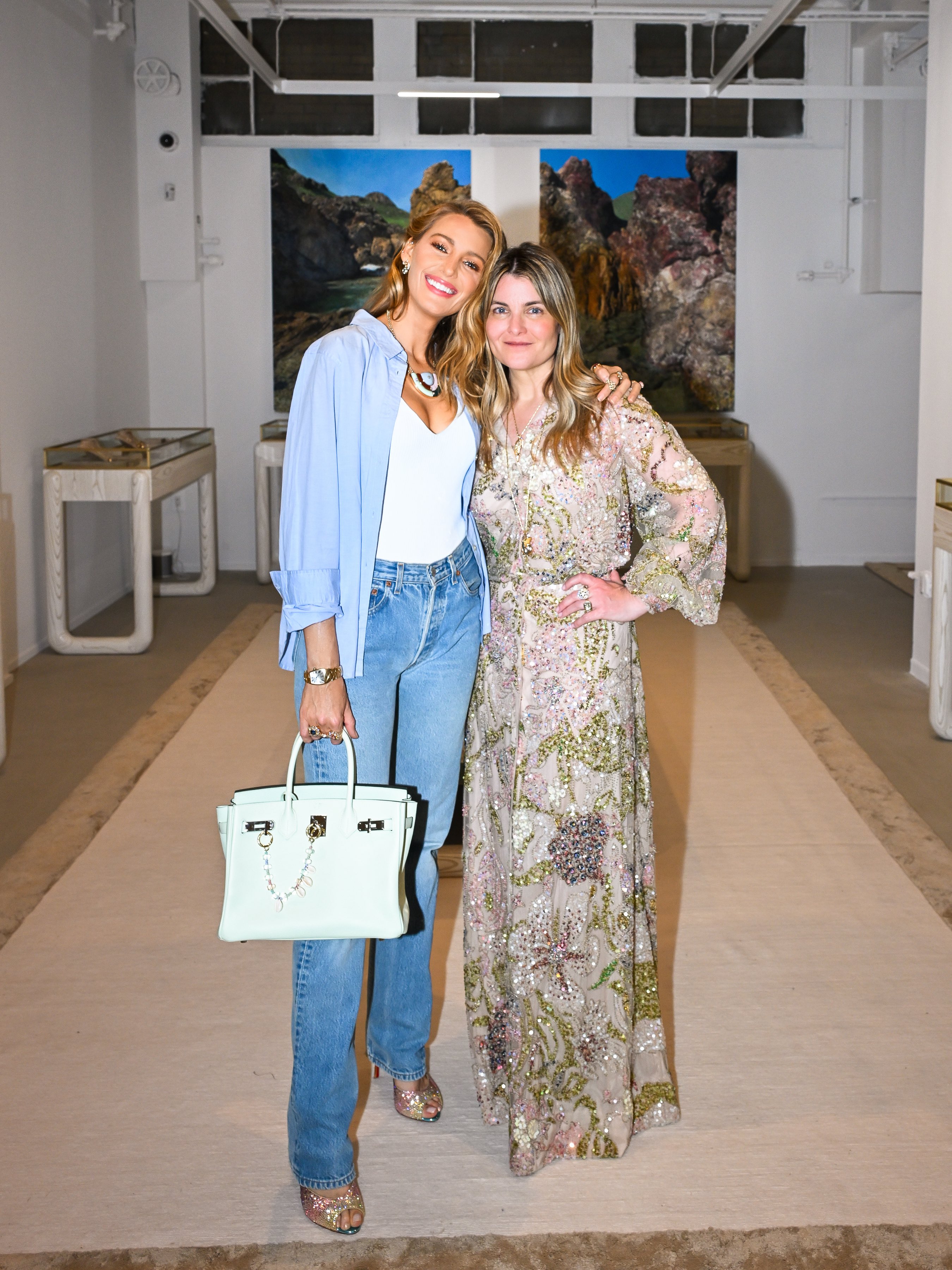 Blake Lively, Kate Mara celebrate Brent Neale's new jewelry salon