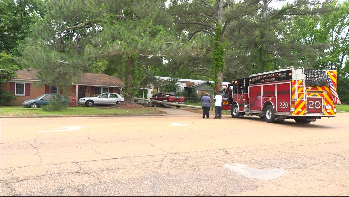 Entergy gives update on power restoration after trees take down pole on ...