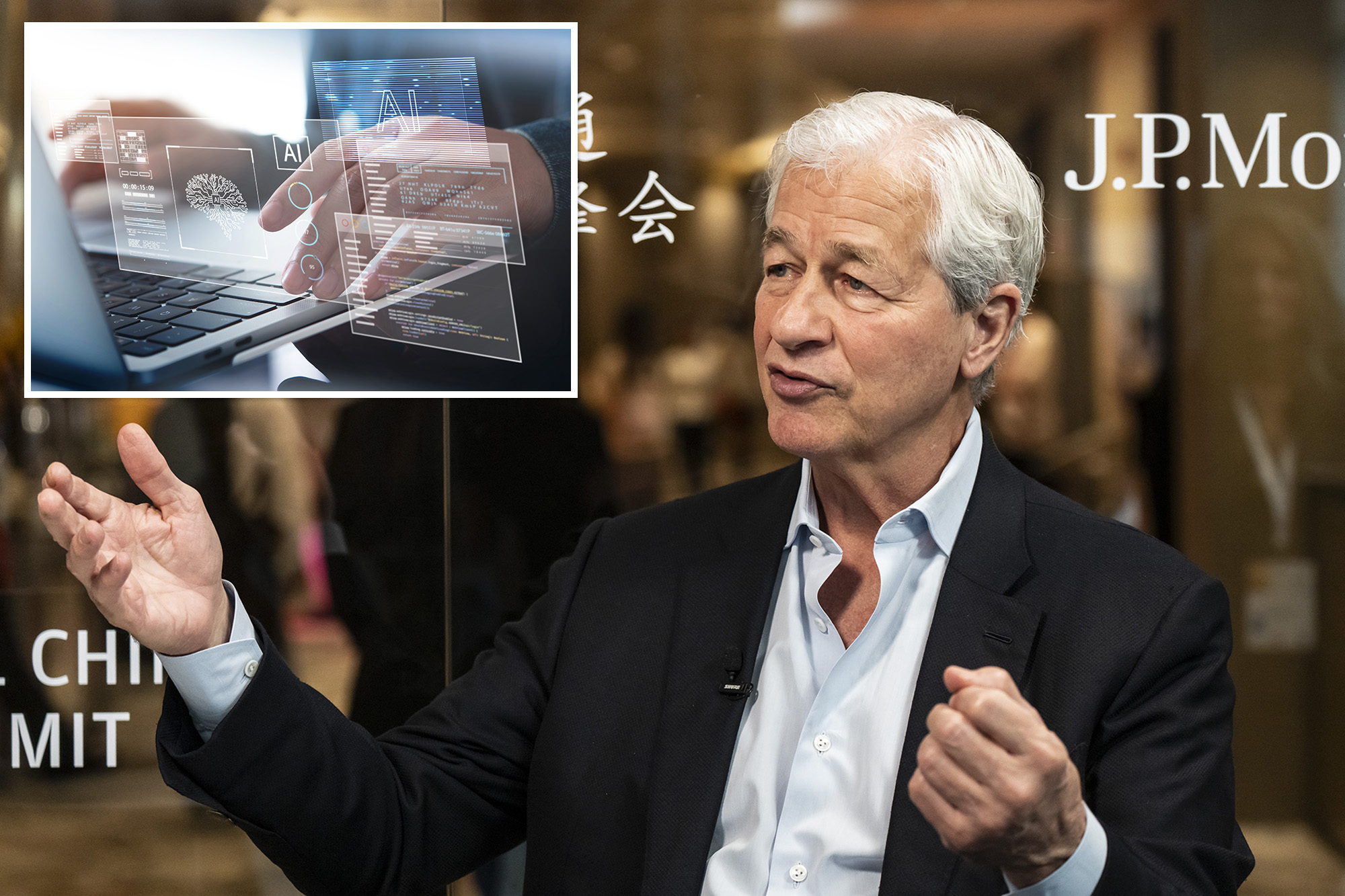 Jamie Dimon says JPMorgan will hire more AI braniacs, fewer bankers