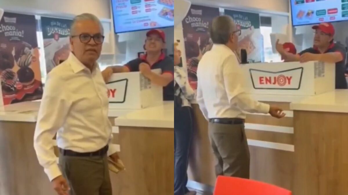 Nace 'Lord Donas': hombre le grita a empleado de Krispy Kreme y se ...