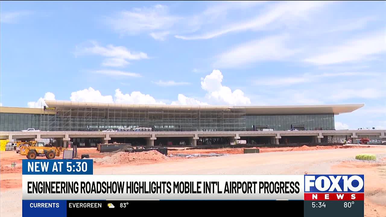 Roadshow visit highlights progress on new Mobile airport terminal as ...