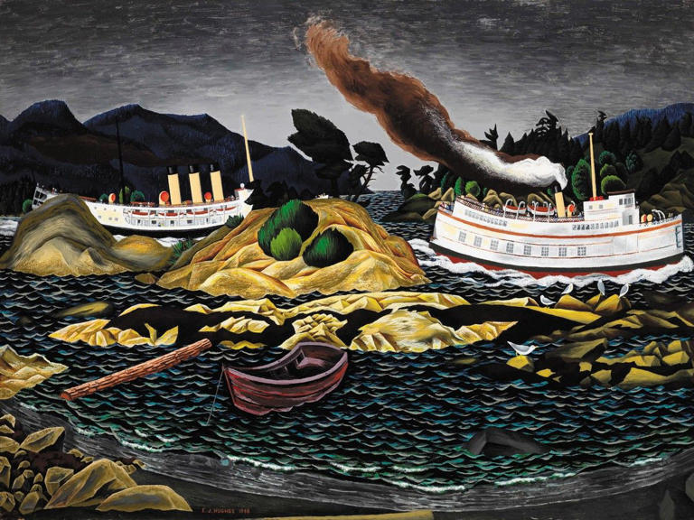 EJ Hughes painting sets a new record price for a BC artist