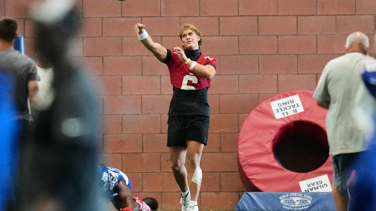 Jaxson Dart focuses on fitness as New York Giants prepare for upcoming ...