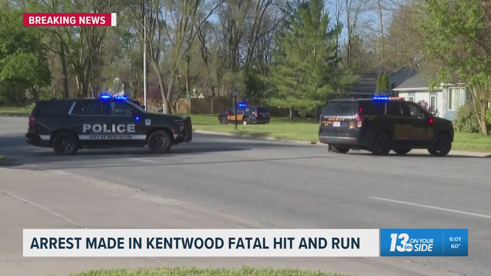 29-year-old arrested in connection to Kentwood fatal hit and run