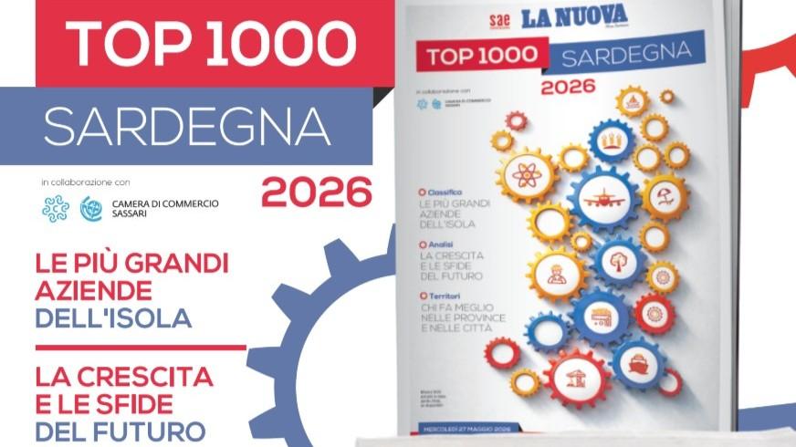 Top 1000 Sardegna 2026, tutti i numeri delle prime mille aziende sarde