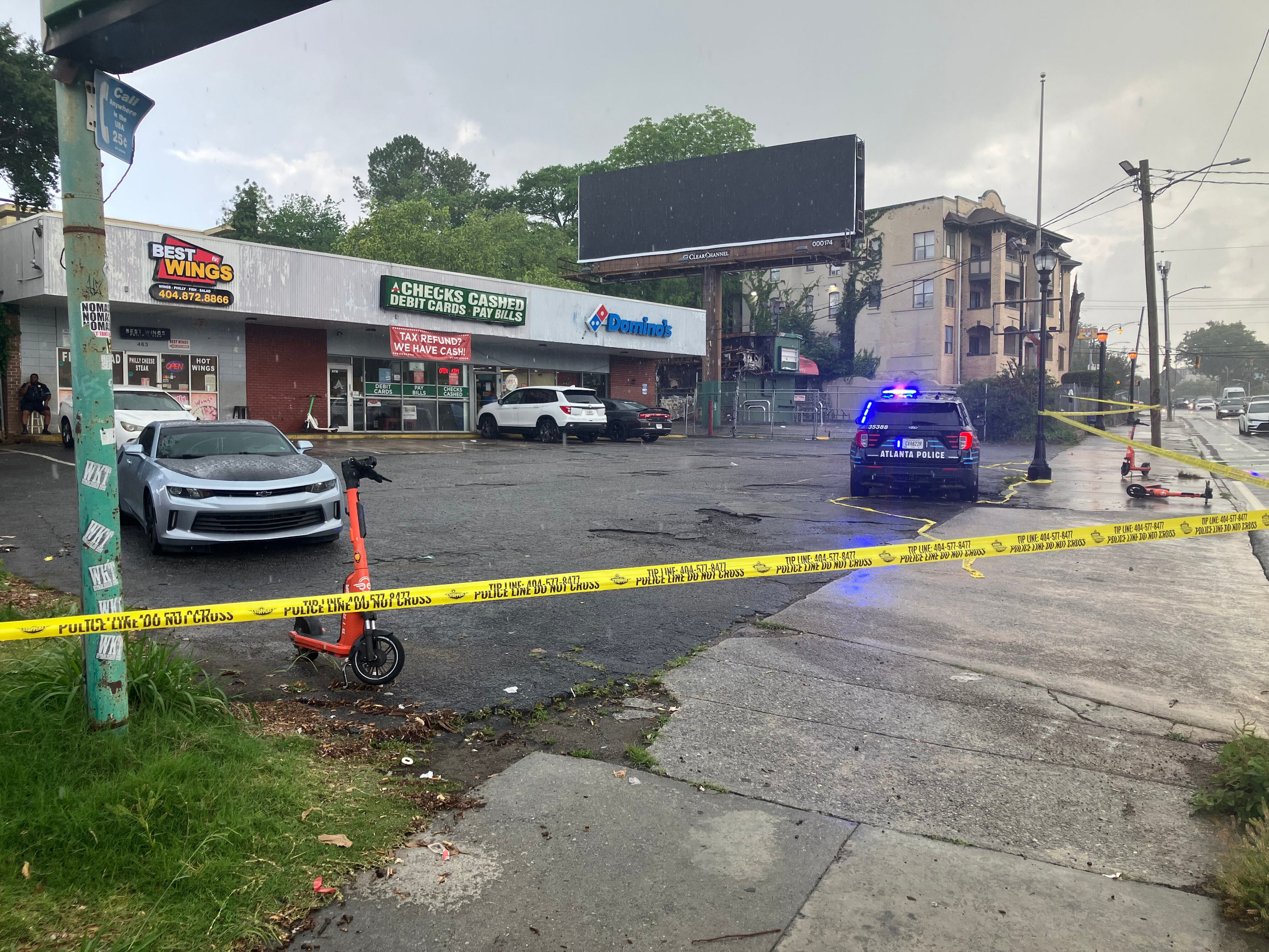 Reported shooting near Midtown Atlanta gas station, Chick-fil-A