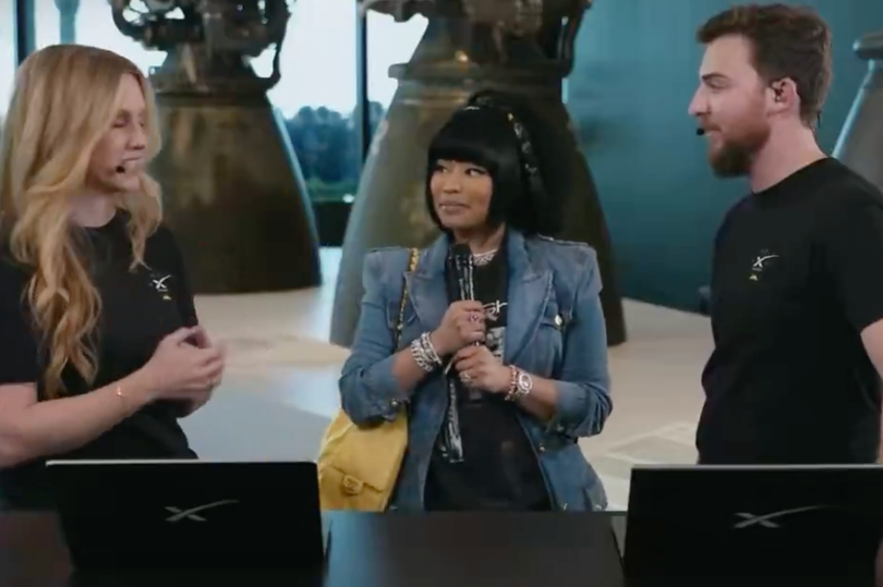 Nicki Minaj attends SpaceX's Starship launch as she delivers 10-word ...