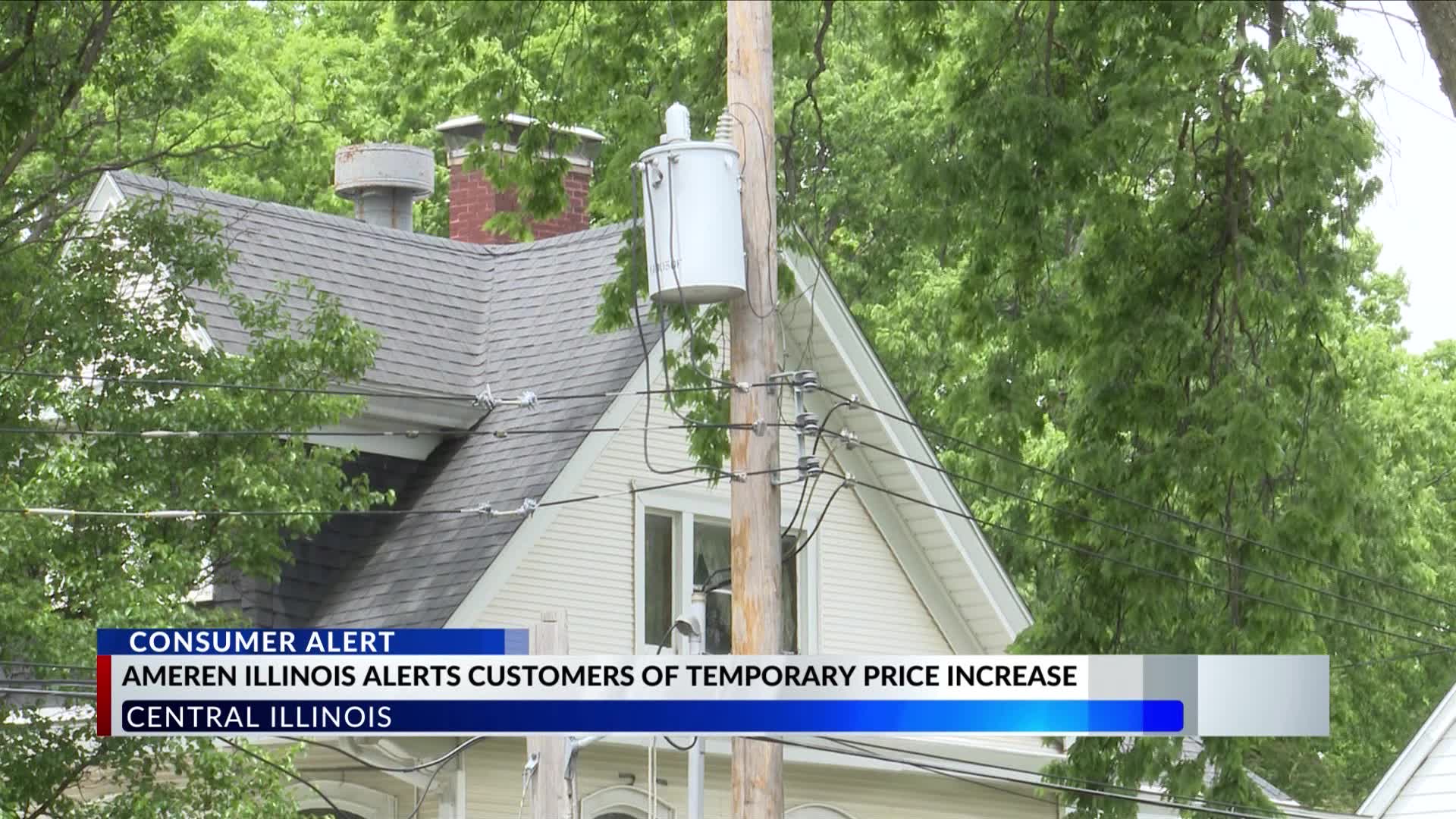 Ameren Illinois alerts customers of temporary price increase
