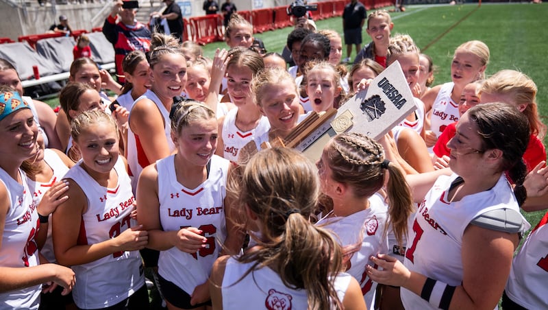 High school girls lacrosse: Bear River celebrates 5th straight 4A state ...