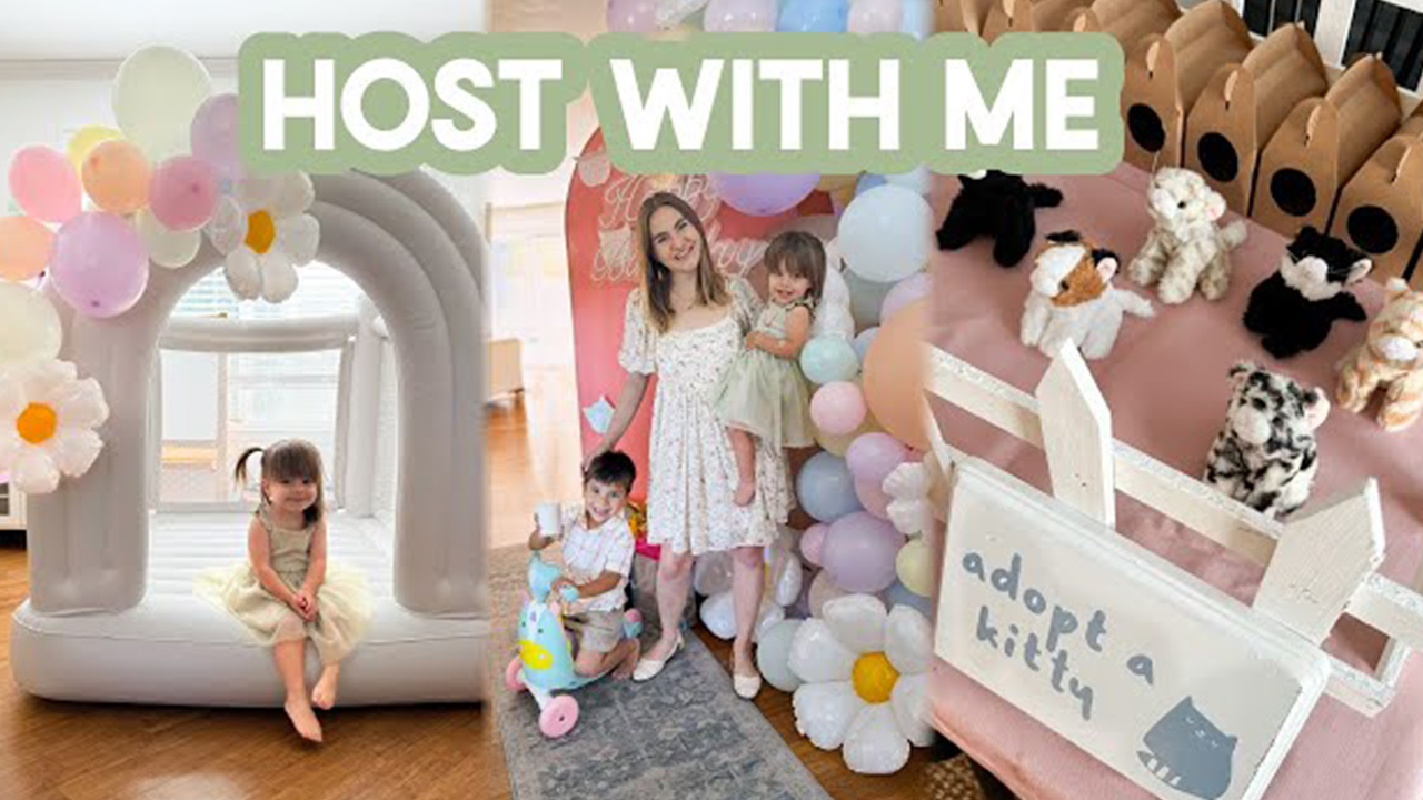Adopt a cat birthday party prep and host with me!