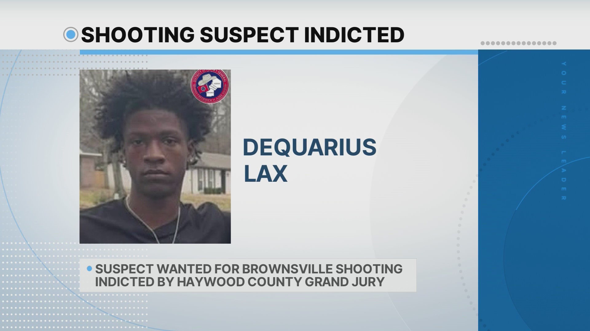 Suspect in Brownsville deadly shooting indicted by Haywood County grand ...