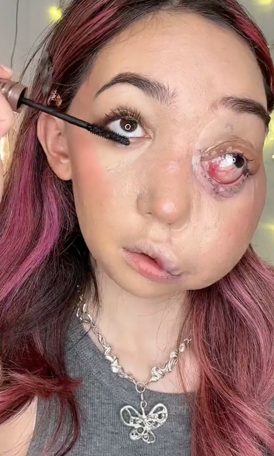 TikToker's beauty transformation ️