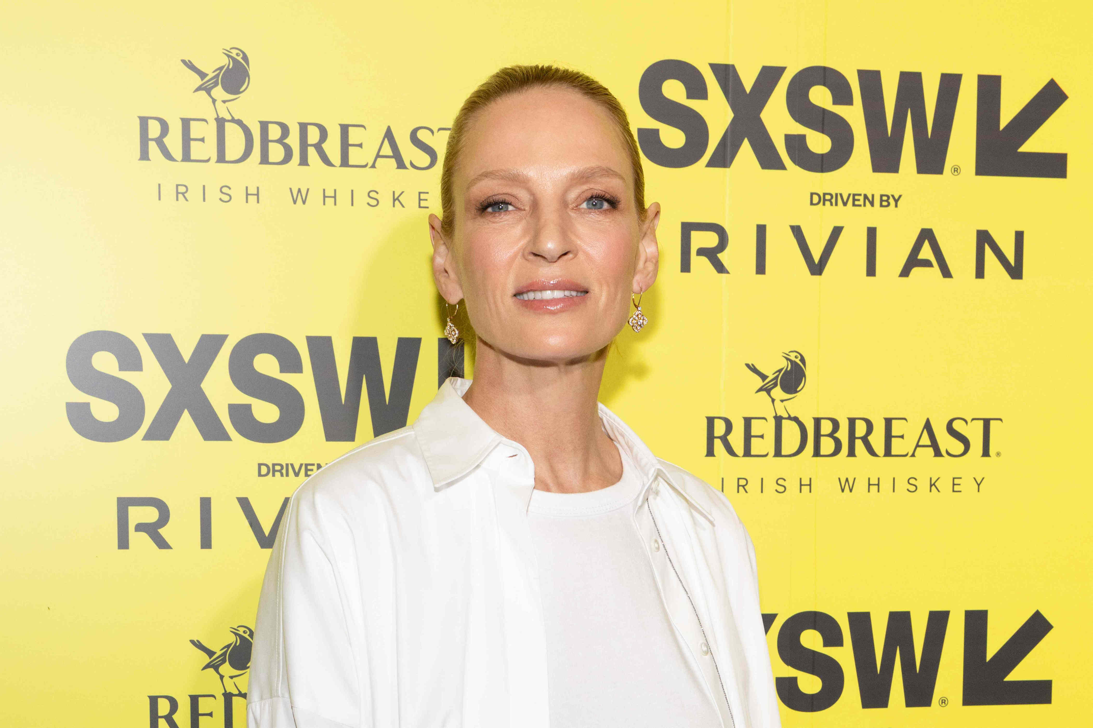 Uma Thurman, 56, just sidelined her sleek sneakers for the high-end ...