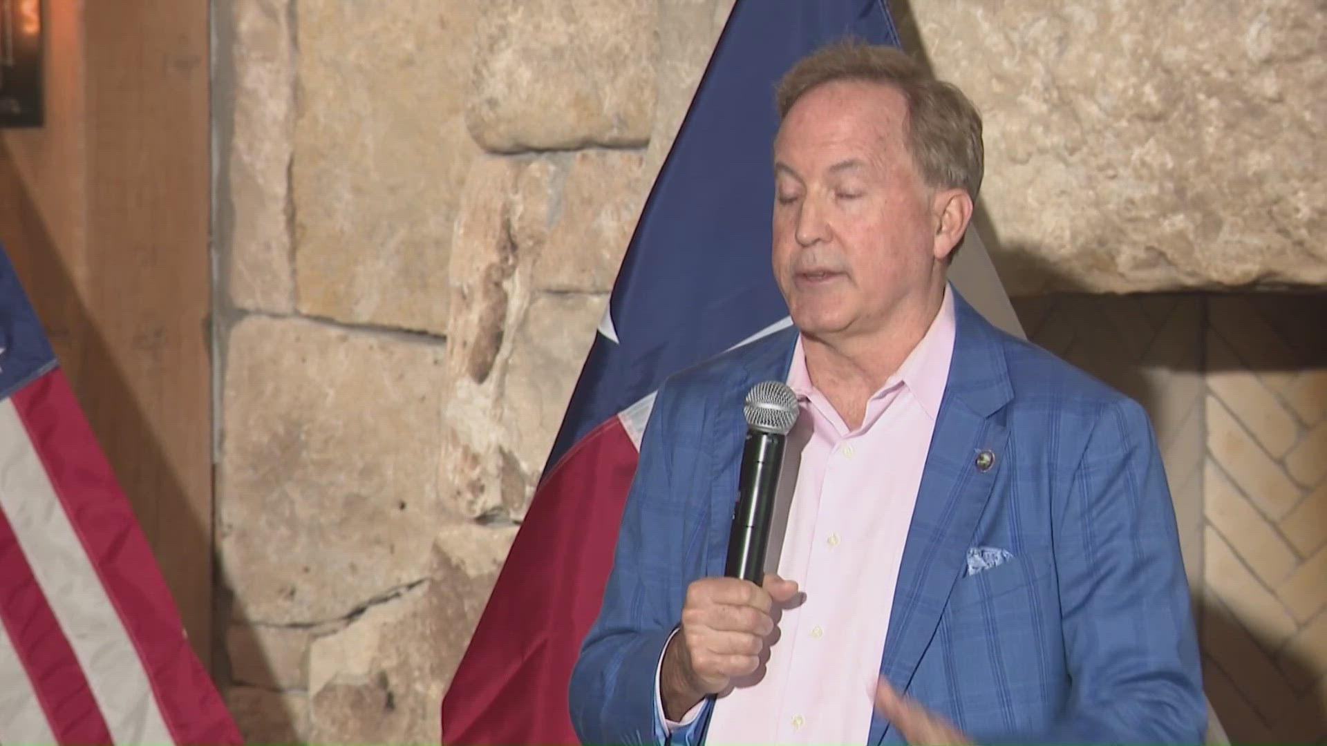 Texas Senate race: AG Ken Paxton campaigns in Dripping Springs
