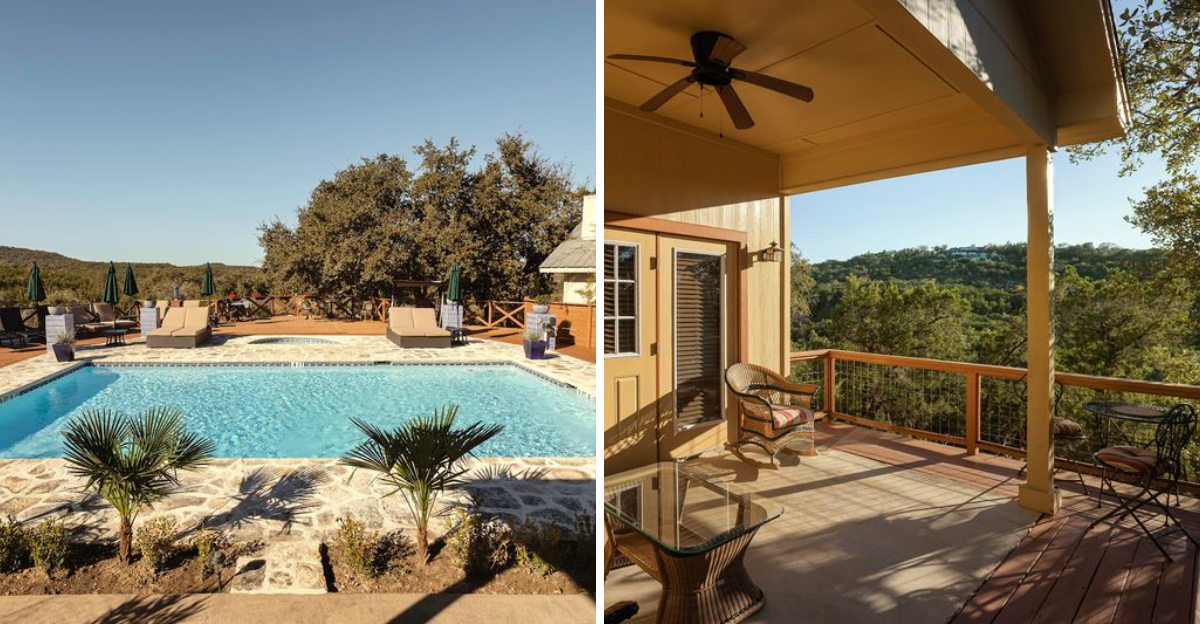 This adults-only Texas resort features private cabins, spa treatments ...