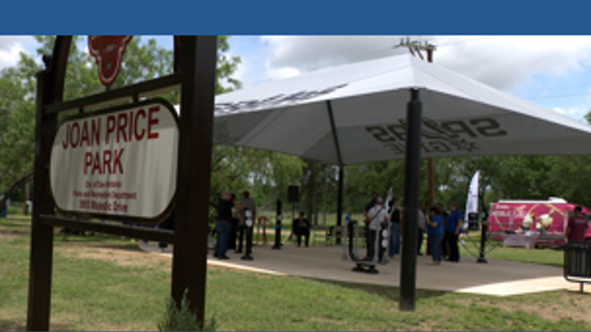 Spurs unveil new fitness equipment at Joan Price Park