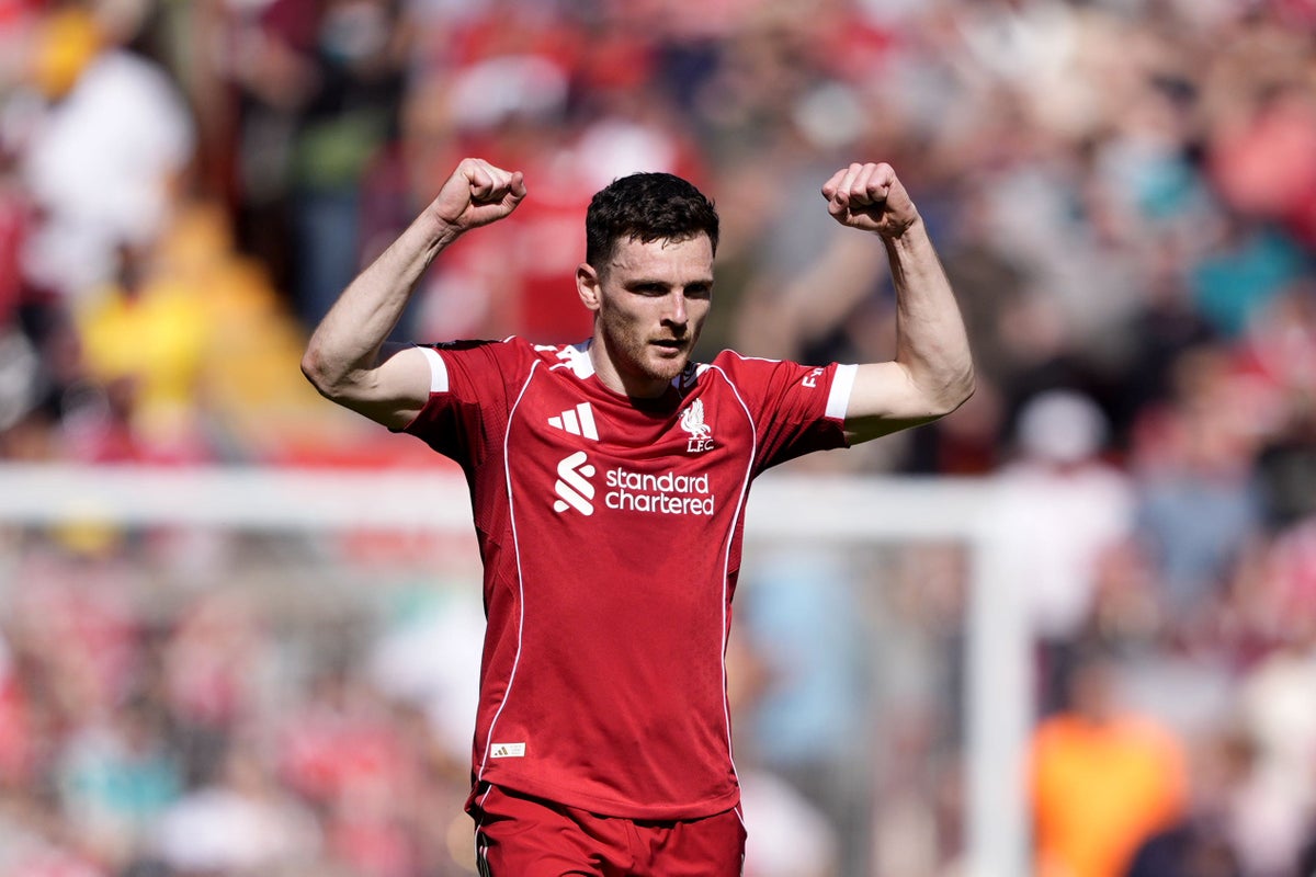 Departing defender Andy Robertson confident Liverpool’s future is in ...