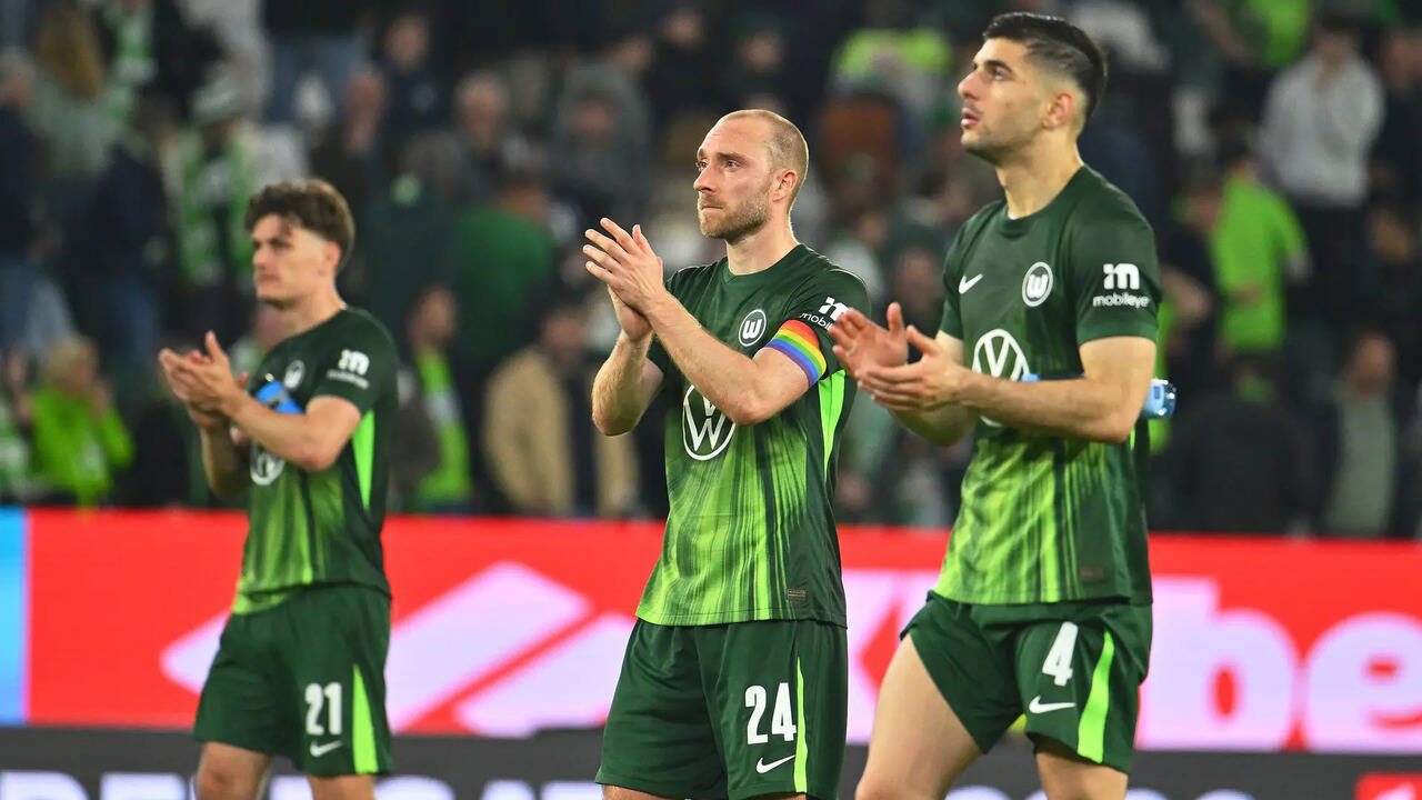 Christian Eriksen's Wolfsburg faces relegation threat after playoff draw