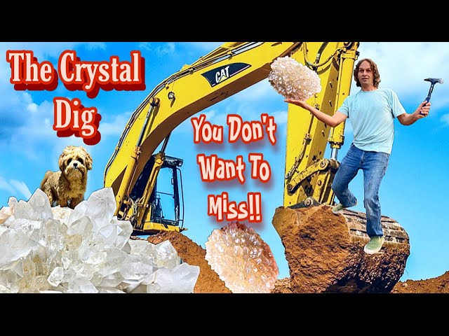 The best public crystal dig happening & you’re invited!