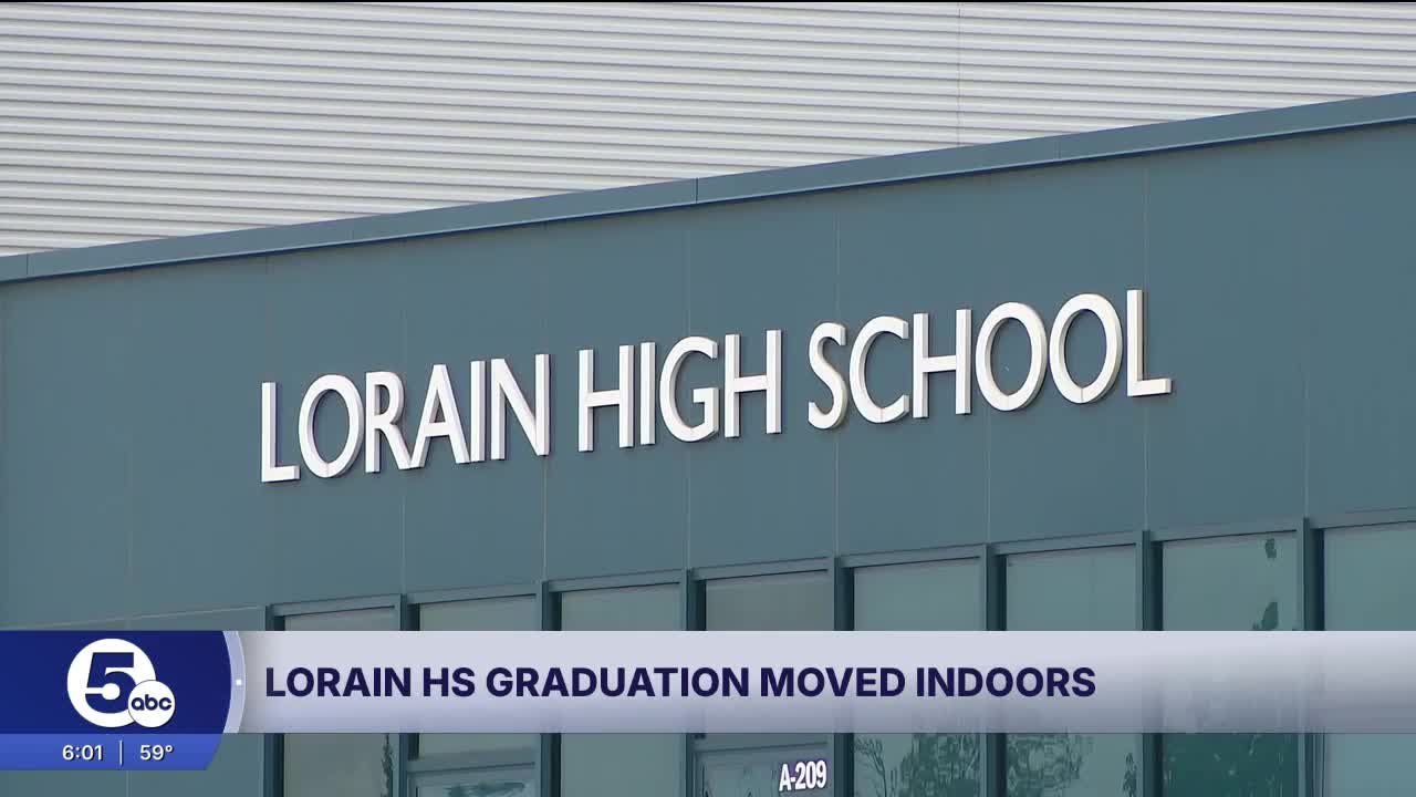 Lorain High School moves graduation indoors ahead of potential severe ...
