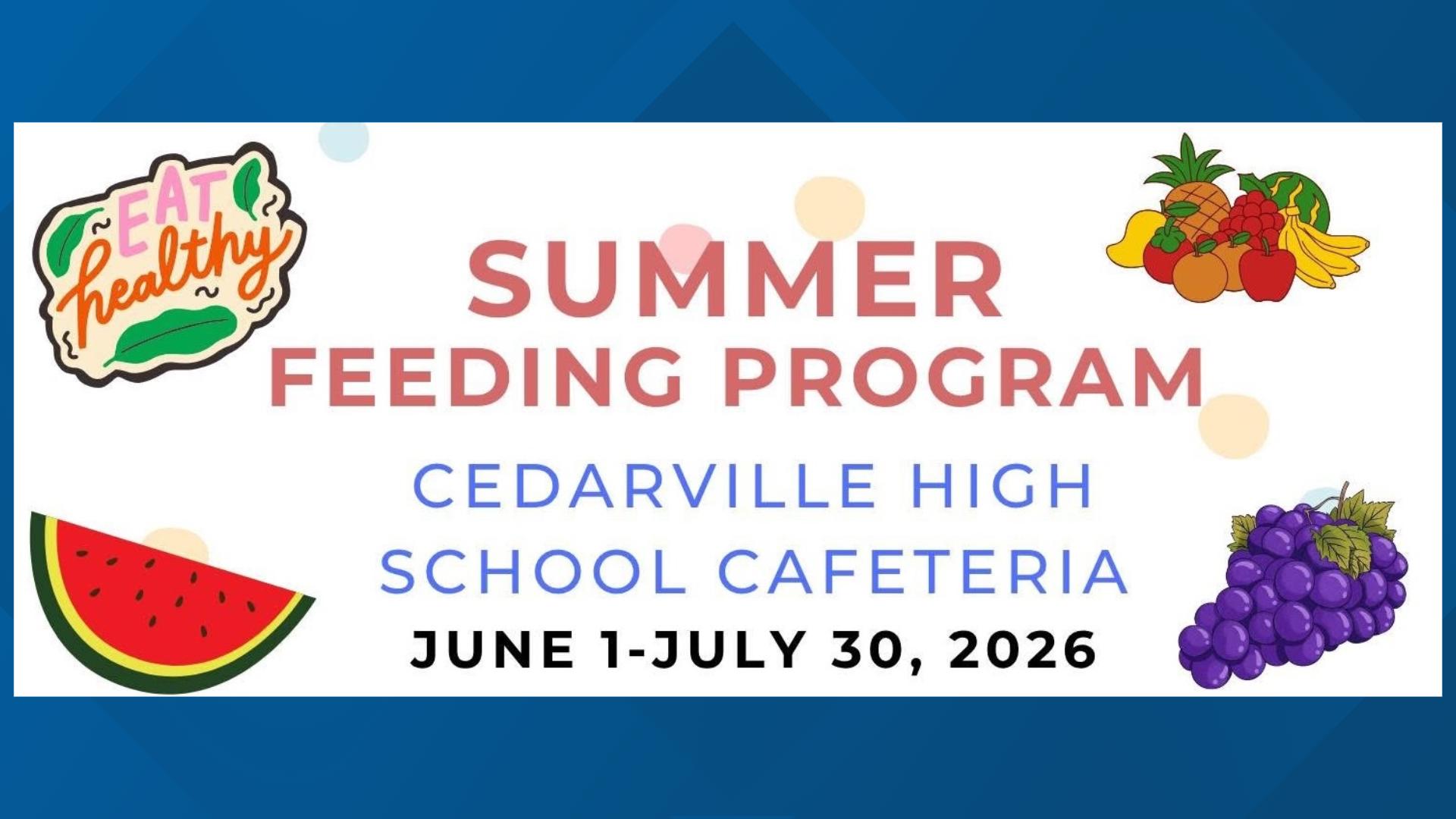 The Cedarville School District brings back its summer meals program