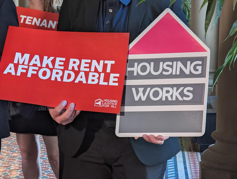 Democratic lawmakers pushing rent stabilization upstate with the REST Act