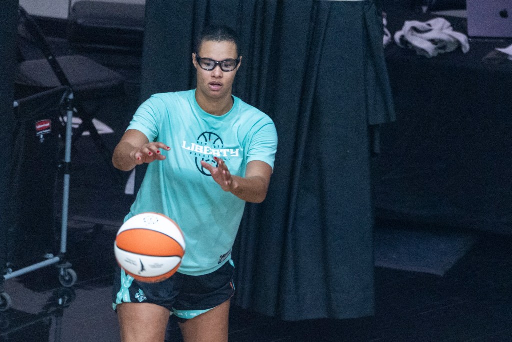 Satou Sabally makes highly anticipated Liberty debut after missing ...