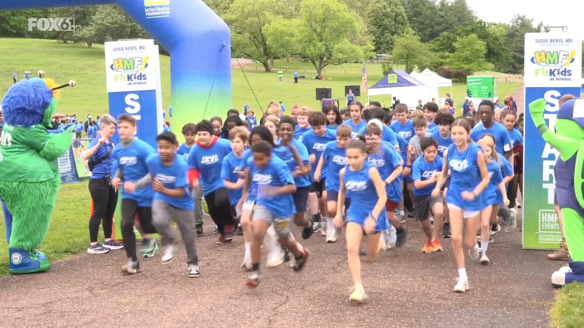 Students run final mile to complete FitKids in School program