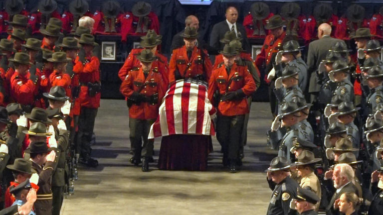 Mourners celebrate life of Maine game warden pilot Joshua Tibbetts