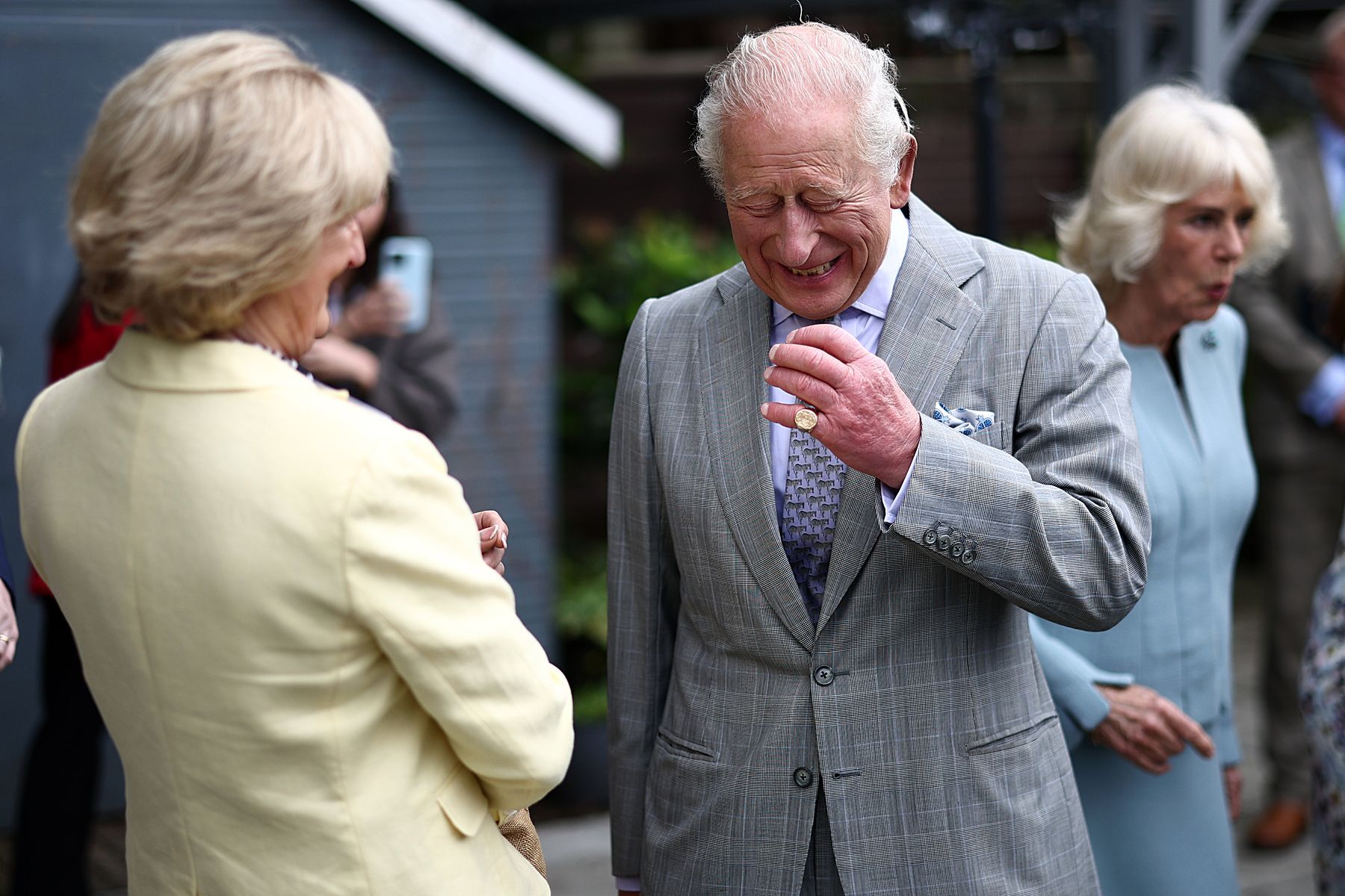 Charles III hit by seagull droppings in Northern Ireland