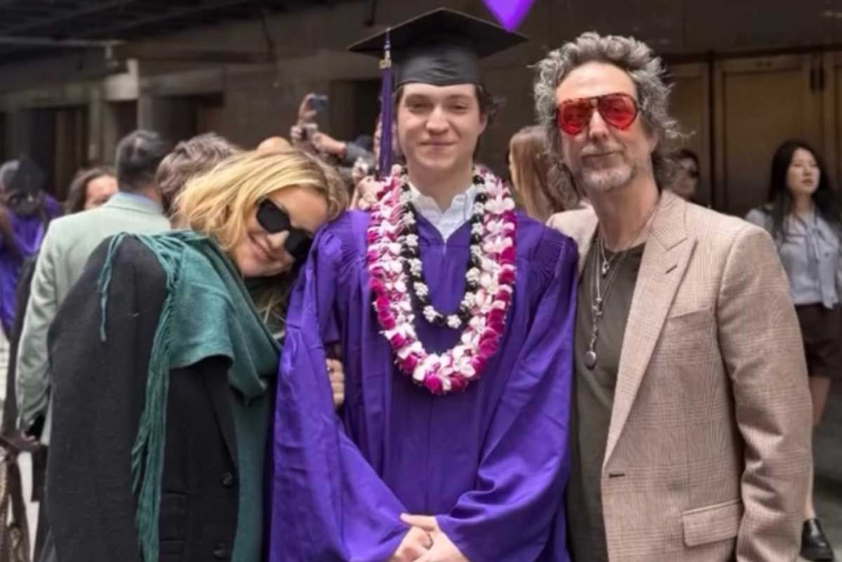 Kate Hudson reunites with exes Chris Robinson and Matt Bellamy at son ...