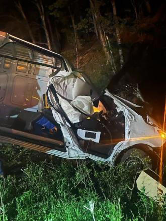 Amazon deliver driver arrested for DWI following a van crash