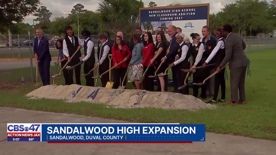 Duval County Public Schools breaks ground on new updates at Sandalwood ...