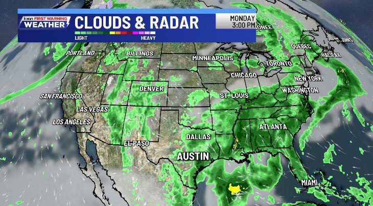 Travel forecast: Unsettled pattern this weekend
