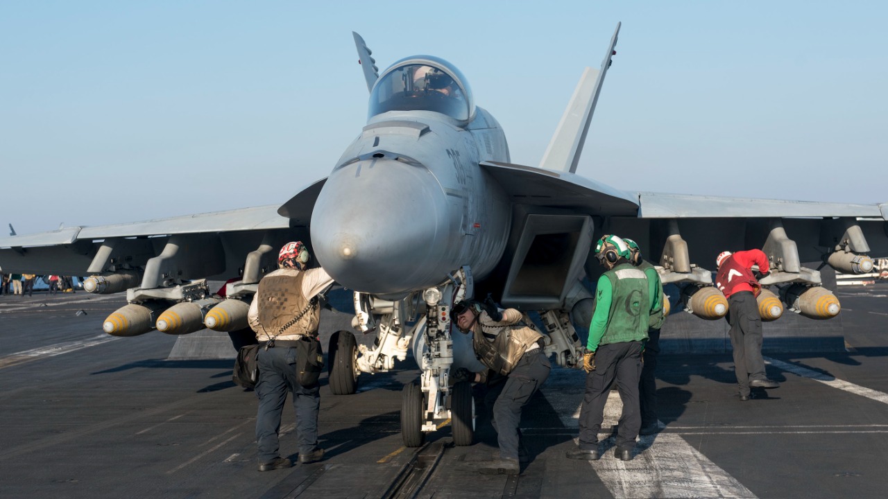A Navy F/A-18 just flew a JDAM-LR roughly 200 miles to a direct hit — a ...