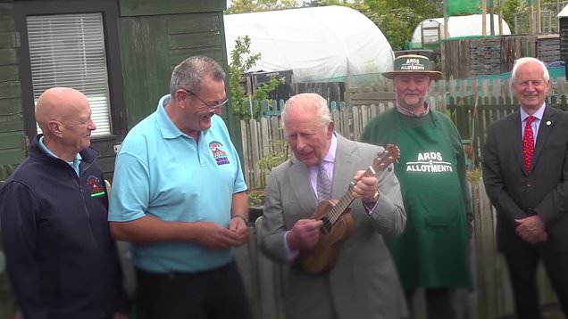 Charles shows plenty of pluck as he picks up ukulele on Northern ...
