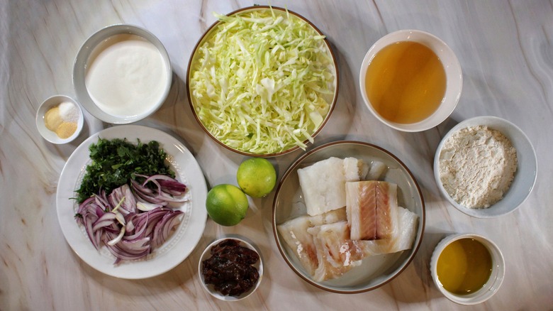 Baja fish taco bowl recipe