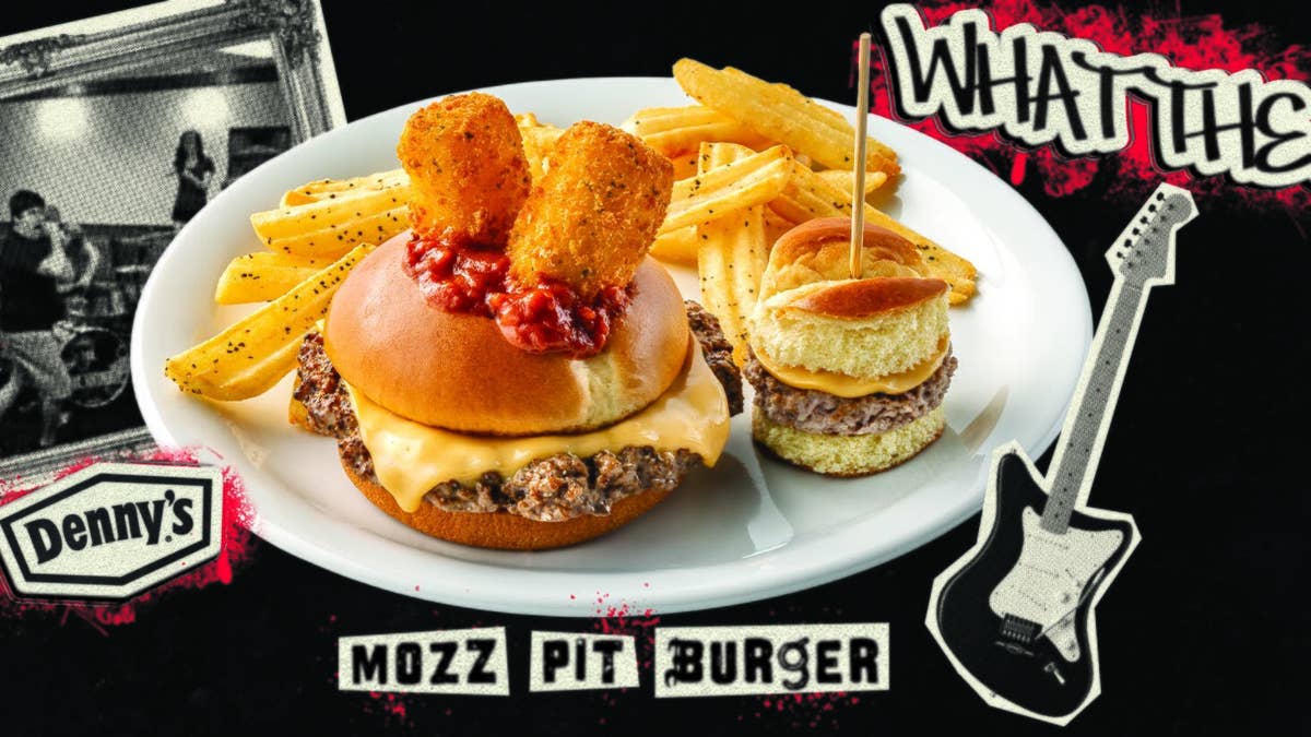 Denny's launches mozz pit burger to celebrate 13-year-old viral concert ...