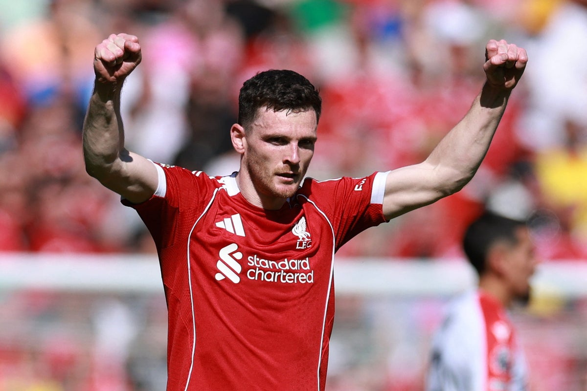 Liverpool’s selfless superstar Robertson on his emotional farewell
