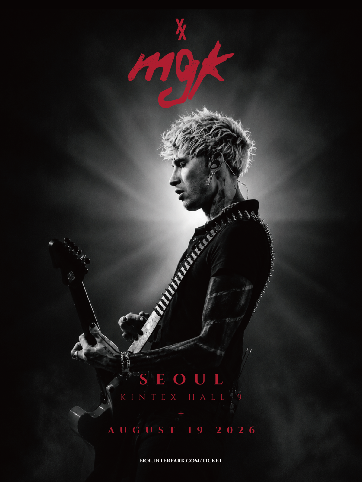 Machine Gun Kelly (MGK) finally makes his first visit to Korea! '2026 ...