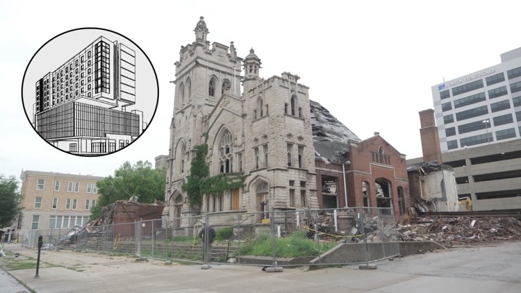 120-year-old church in downtown Louisville being demolished for new hotel