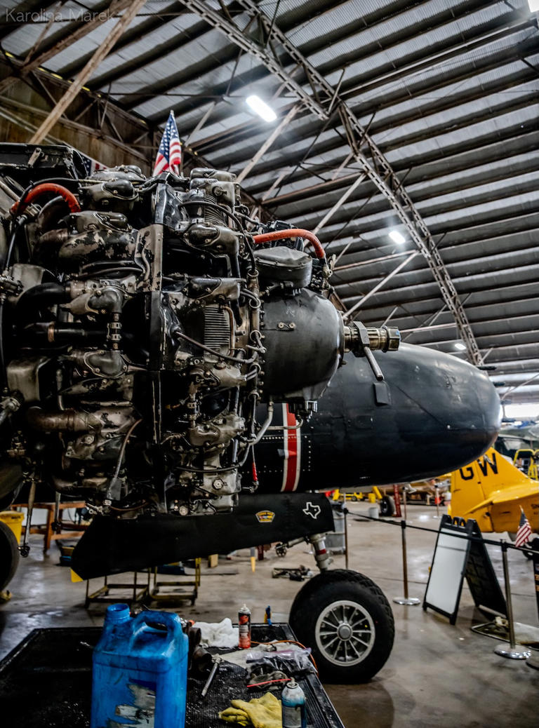 Night mission A-26 Invader needs new engine