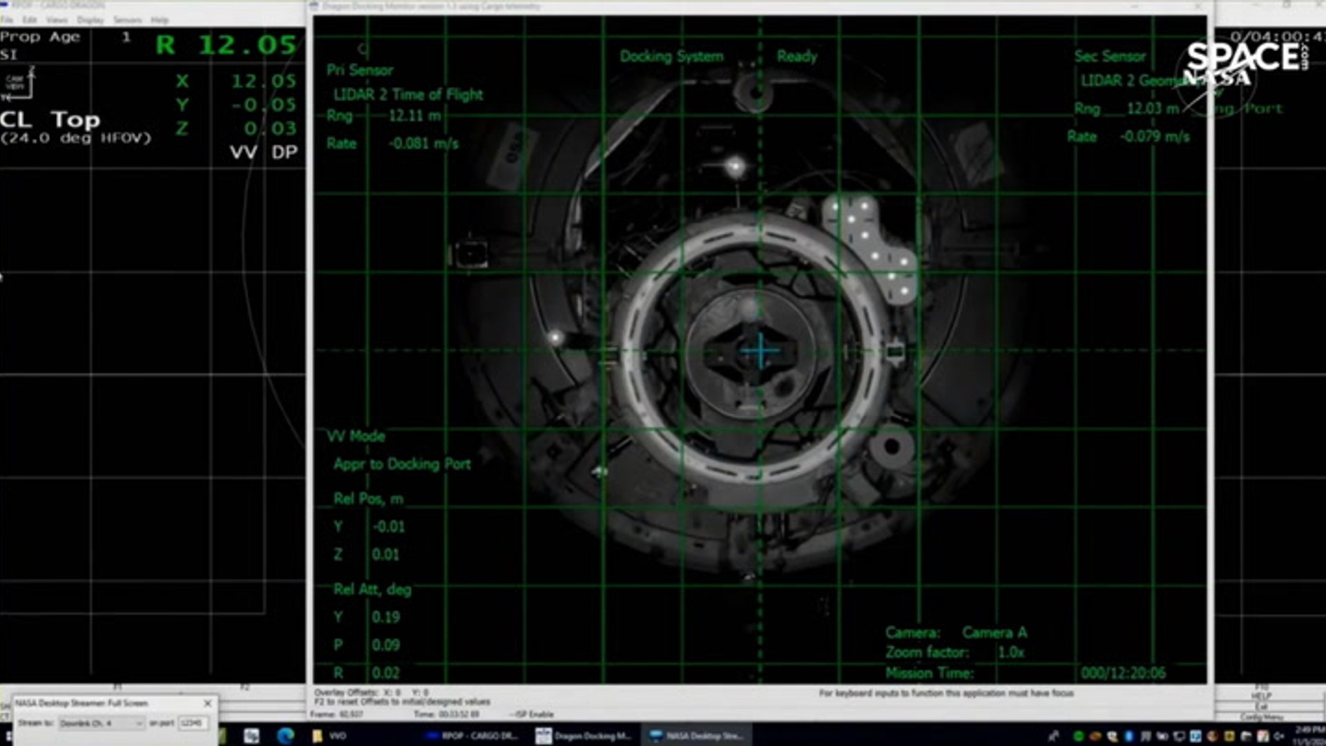 SpaceX CRS-31 Dragon spacecraft docks with space station