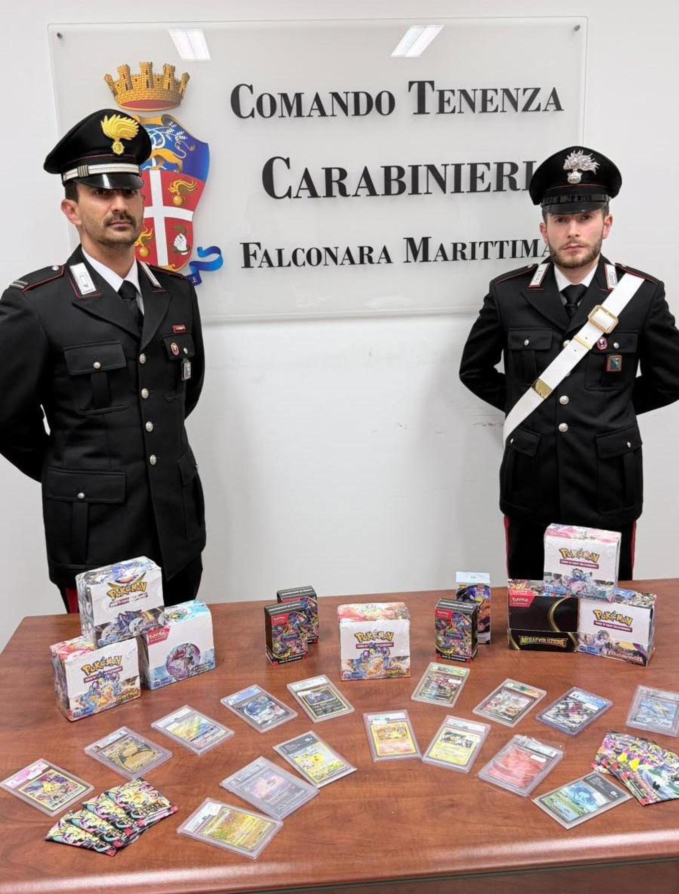 Carte da collezione Pokemon rubate a Falcomics, denunciati tre minori